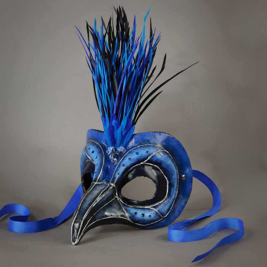 Blue Jay Bird Masquerade Mask – Erik's Inspiration