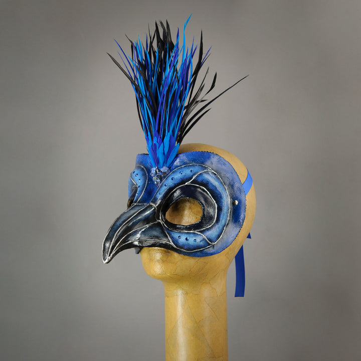 Blue Jay Bird Masquerade Mask – Erik's Inspiration