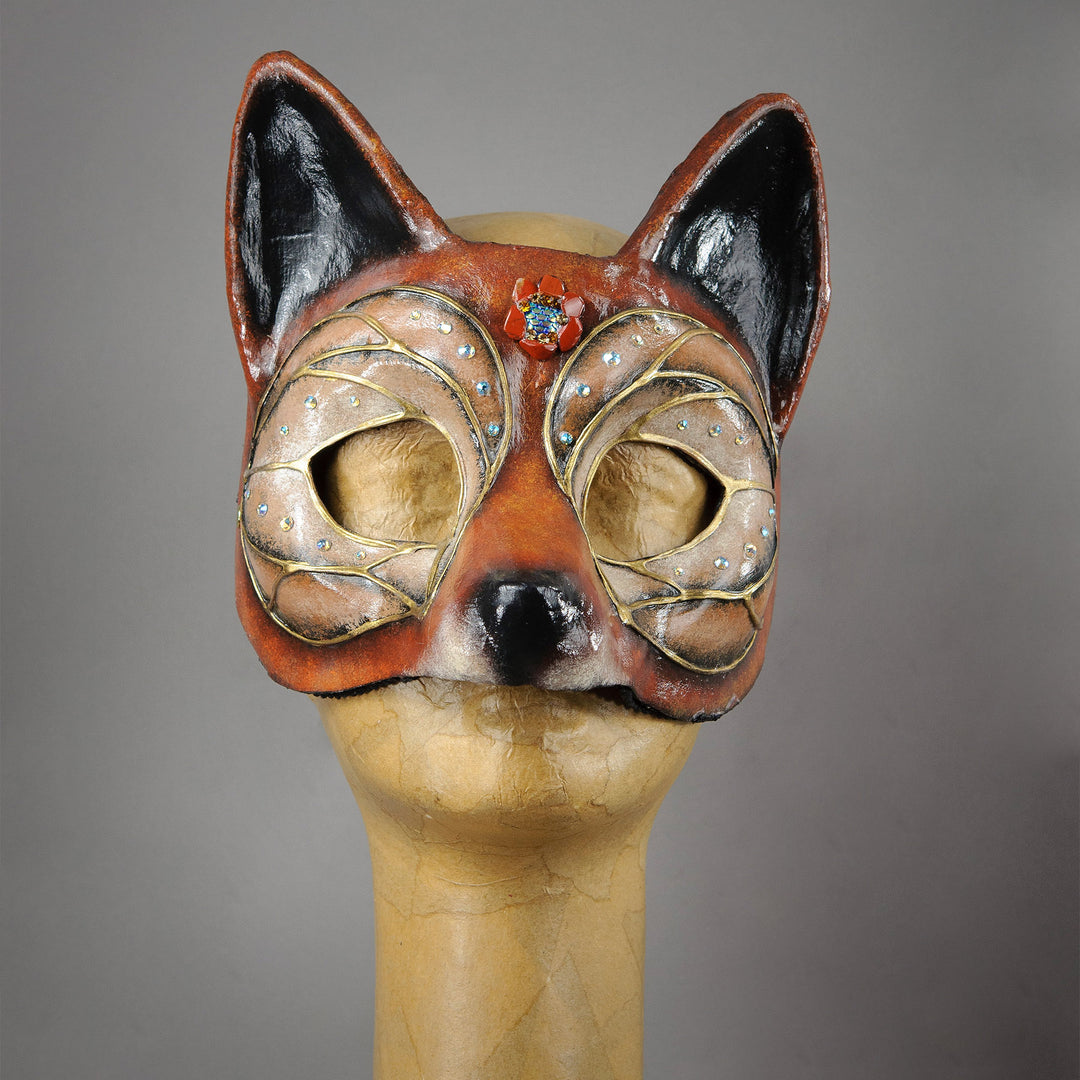 Red Fox Hand Made Masquerade Mask – Erik's Inspiration