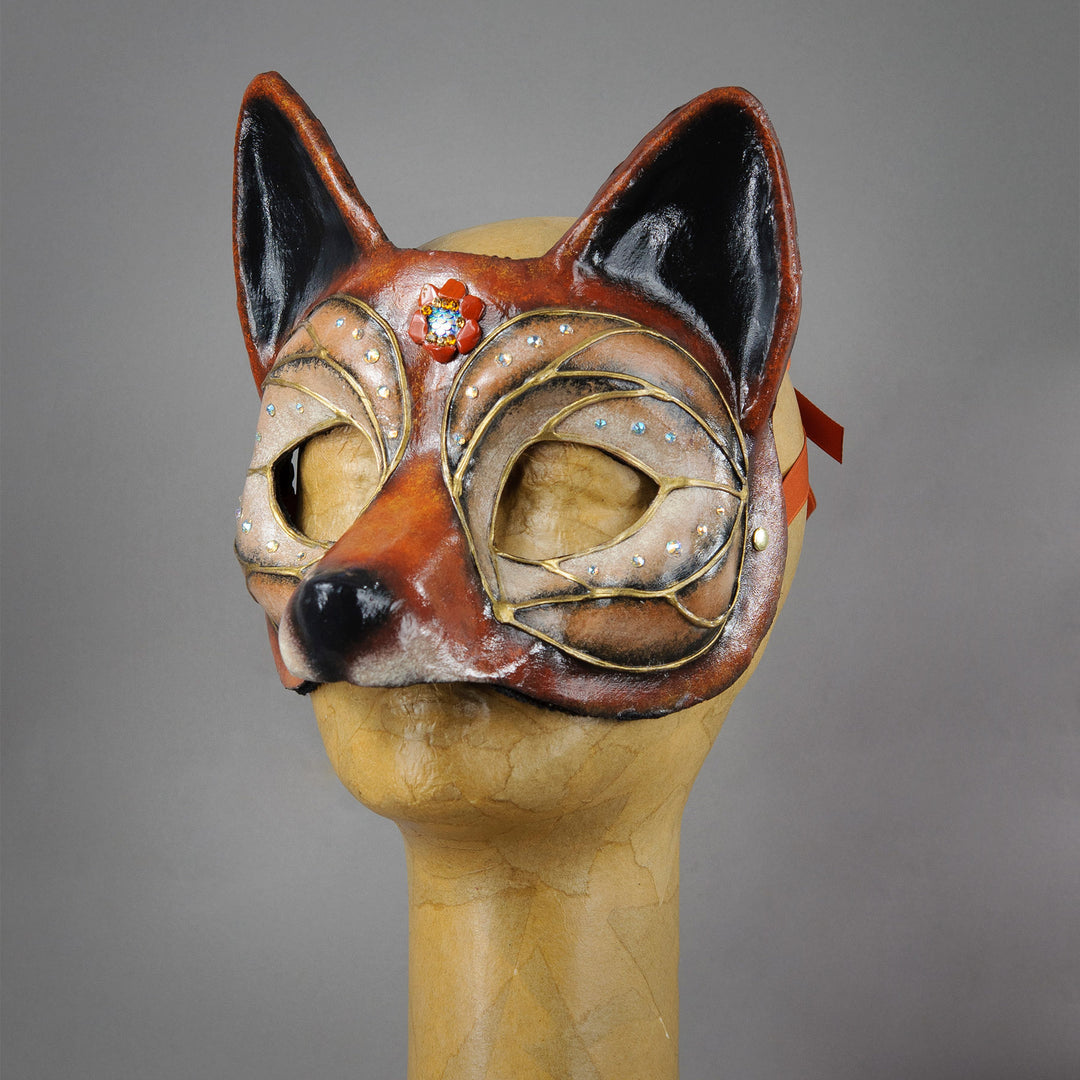 Red Fox Hand Made Masquerade Mask – Erik's Inspiration